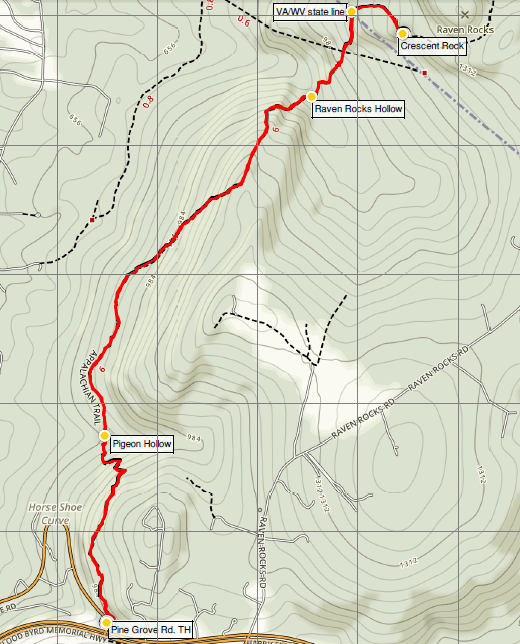 Appalachian Trail to Raven Rocks (North Blue Ridge area, VA/WV) – Live ...