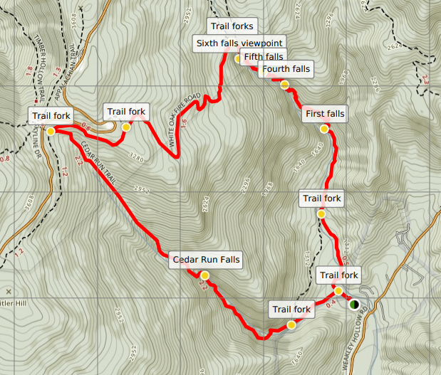 Whiteoak Canyon – Cedar Run Trail Loop (Shenandoah National Park, VA ...
