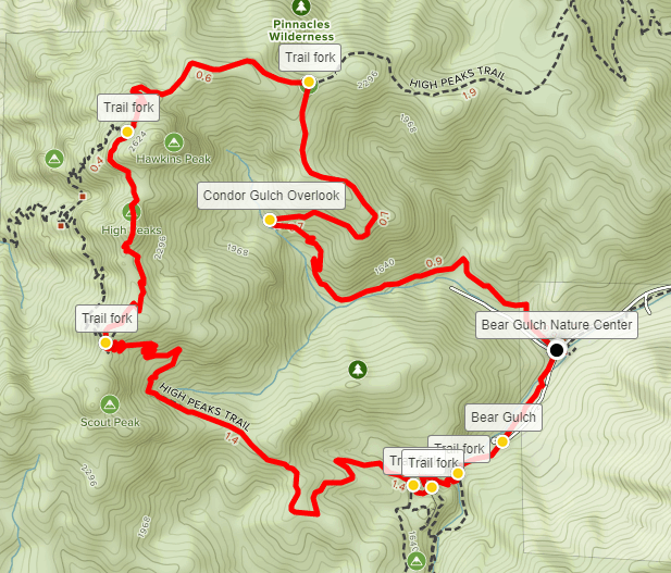 Condor Gulch – High Peaks Trail Loop (Pinnacles National Park, CA ...